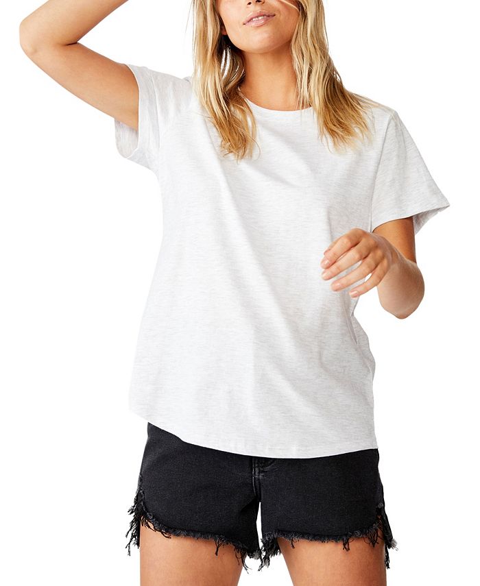 COTTON ON Women's The One Crew Tee & Reviews - Tops - Juniors - Macy's