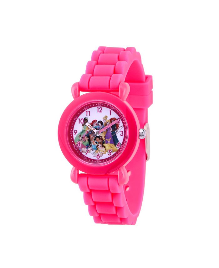 ewatchfactory Disney Princess Cinderella Girls' Pink Plastic Watch 32mm ...