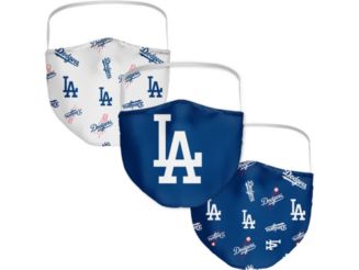 Fanatics Los Angeles Dodgers 3-Pk. Face Mask - Macy's