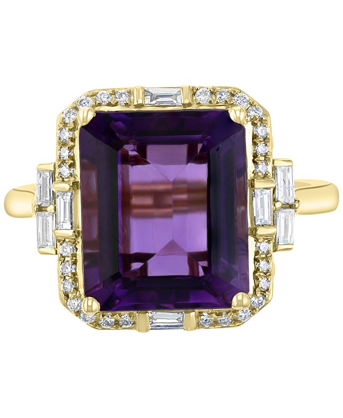 EFFY Collection EFFY® Amethyst (5-3/4 ct. t.w.) & Diamond (1/3 ct. t.w ...