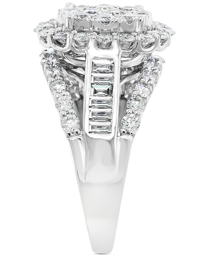 EFFY Collection EFFY® Diamond Cluster Ring (2 ct. t.w.) in 14k White ...