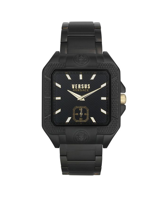 Versus Versace Versus by Versace Men's Teatro Black Stainless Steel ...