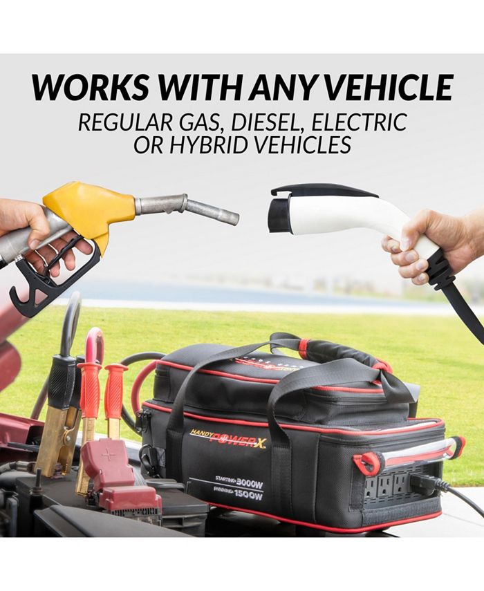 Handy Power X HPX1530INVCBLBG 1500W/3000W Power Source - Macy's