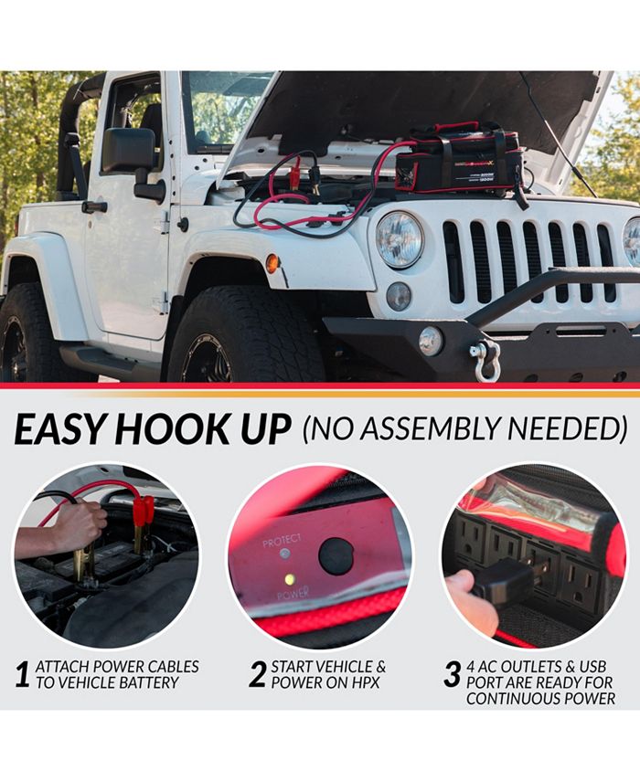 Handy Power X HPX1530INVCBLBG 1500W/3000W Power Source - Macy's