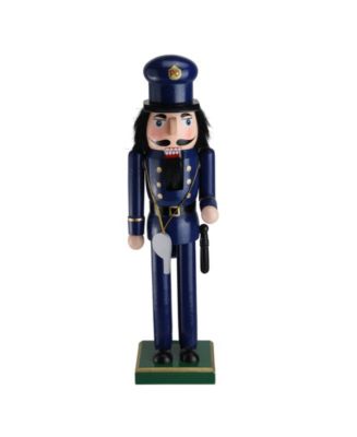 Northlight Wooden Christmas Nutcracker Police Officer - Macy's