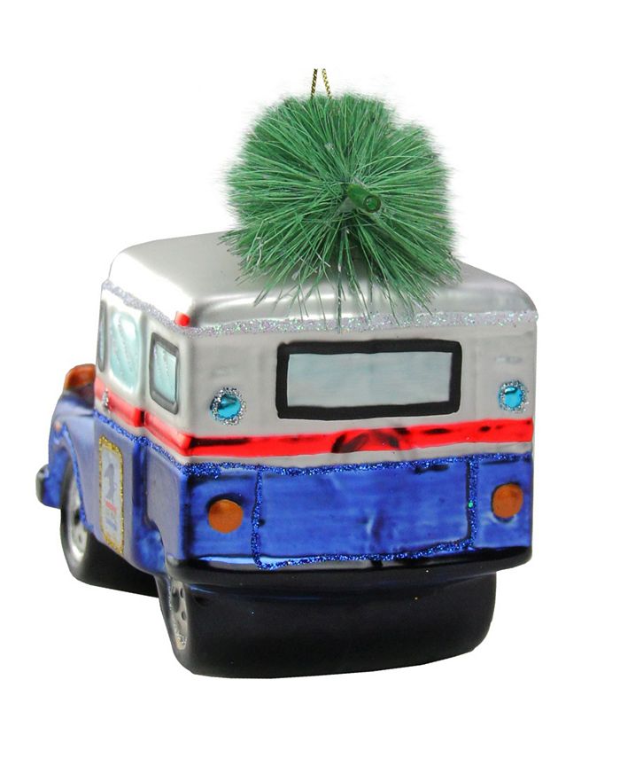 Northlight Usps Post Office Truck with Frosted Tree Glass Christmas ...