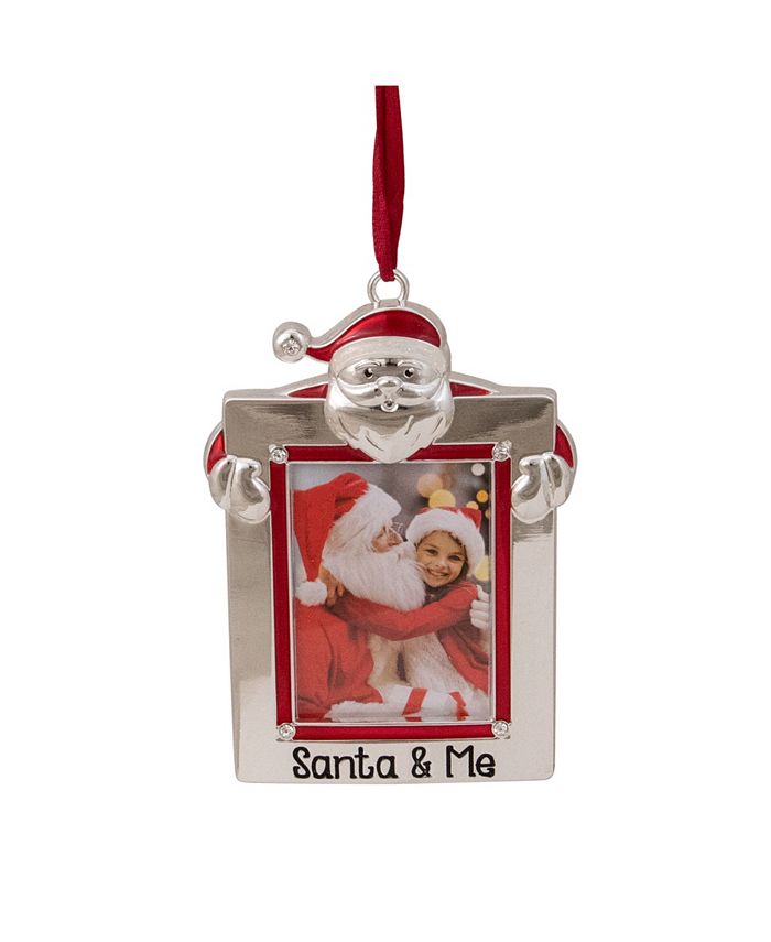 Northlight "Santa and Me" Photo Frame Christmas Ornament with Crystals ...