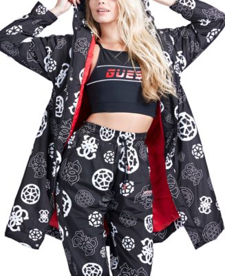 GUESS Long Wind Jacket - Macy's
