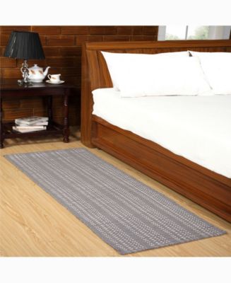 Home Weavers Woolen Silk Rib 24" x 72" Accent Rug - Macy's