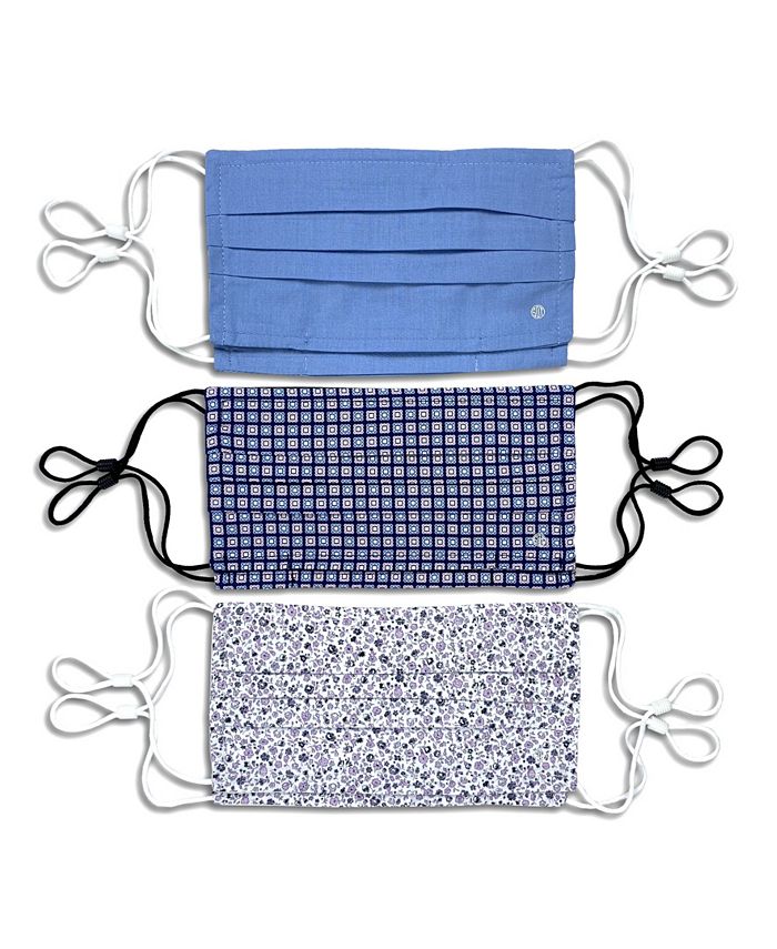 Society of Threads Unisex Pleated Face Mask Geo 6-Pack - Macy's