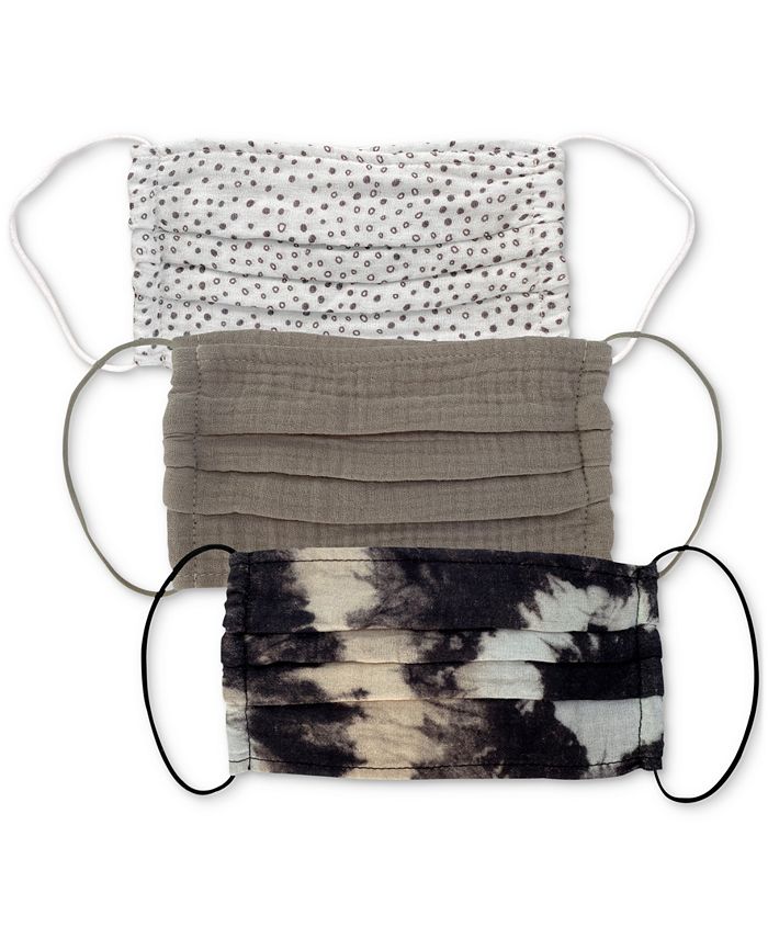 Kitsch Cotton Face Mask 3pc Set - Macy's