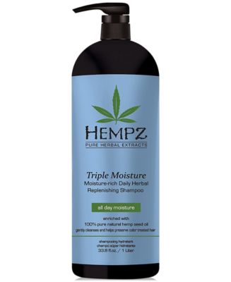 Hempz Triple Moisture Herbal Shampoo, 33-oz., from PUREBEAUTY Salon ...