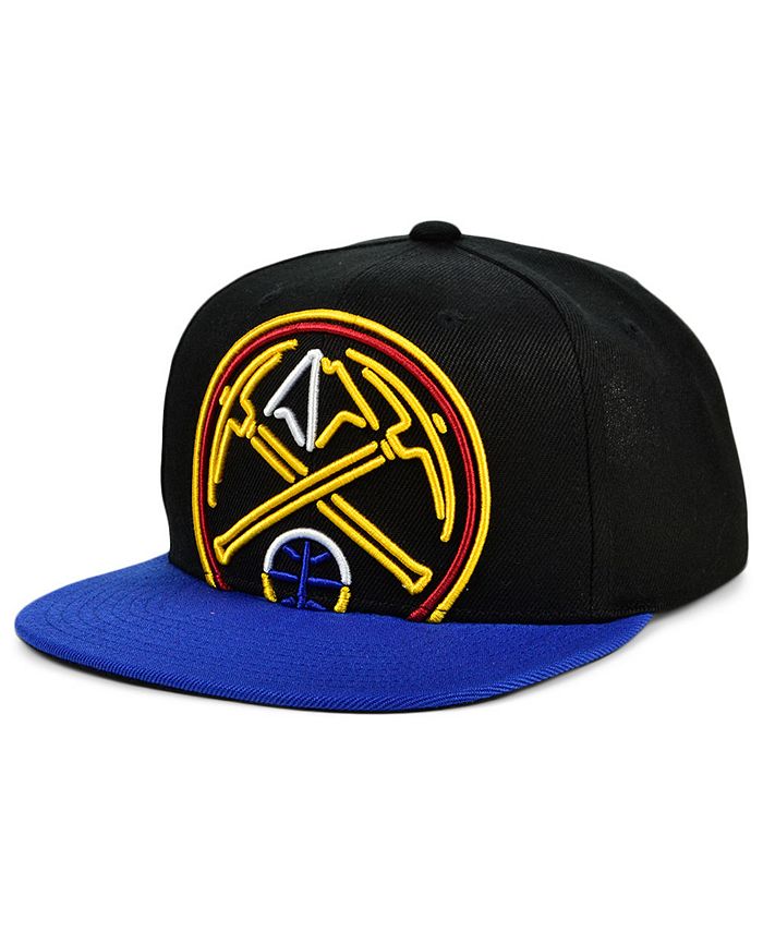 Mitchell & Ness Denver Nuggets Neon Crop XL Snapback Cap - Macy's