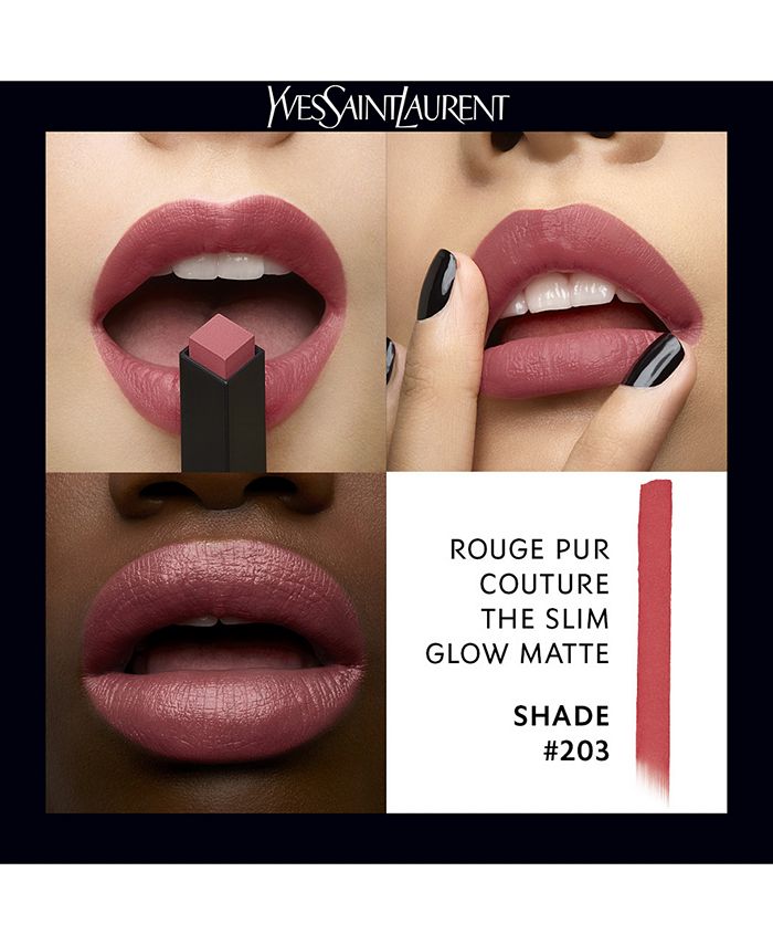 Yves Saint Laurent The Slim Glow Matte Lipstick & Reviews - Makeup ...