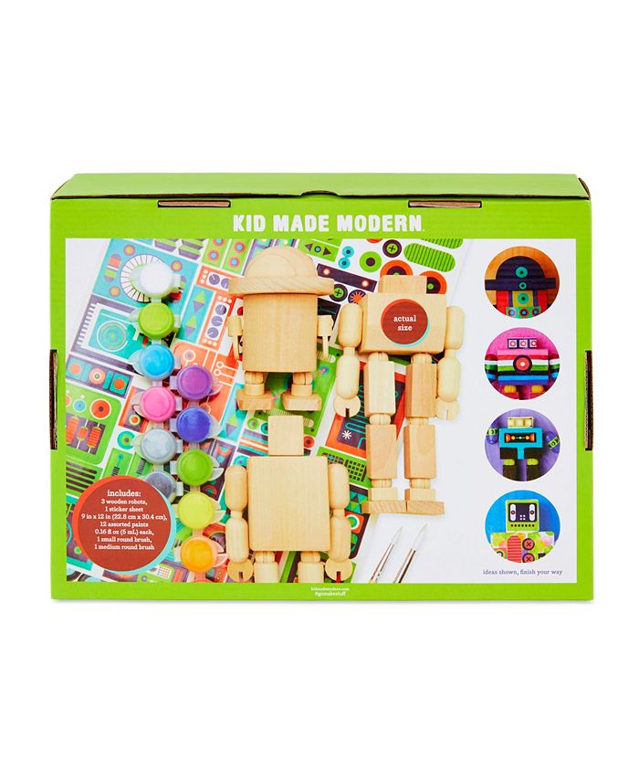 Kid Made Modern Wooden Robot Craft Kit - Macy's