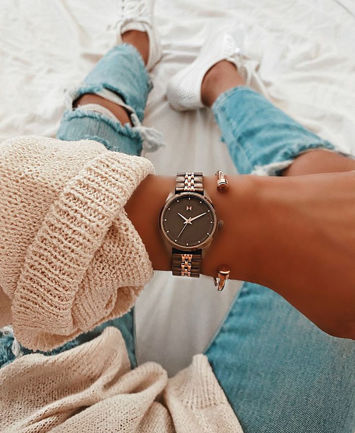 MVMT Women's Rise Mini Two-Tone Stainless Steel Bracelet Watch 30mm ...