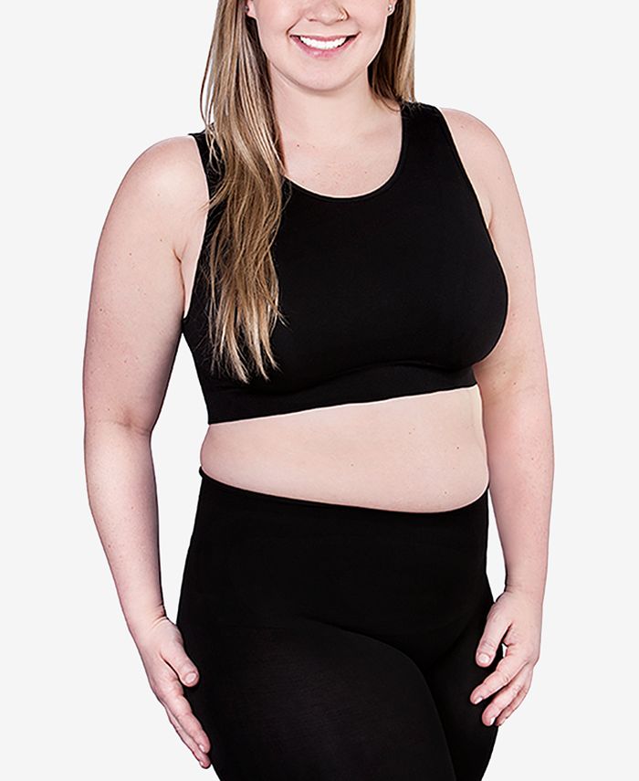 skinnytees Plus Sleeveless Crop Top - Macy's