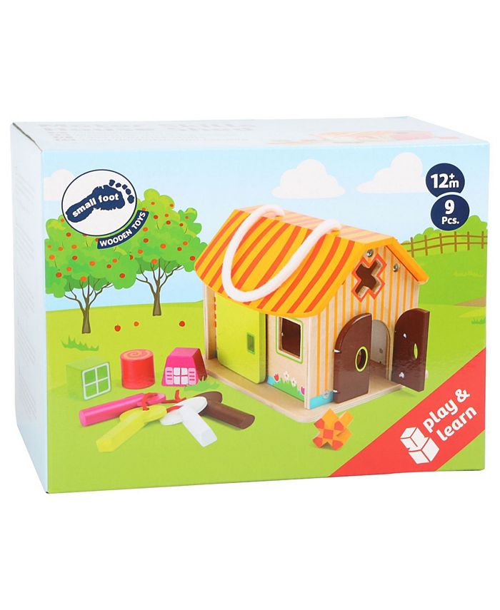 Legler USA Small Foot Wooden Toys Wood Shed with Keys Motor Skills ...