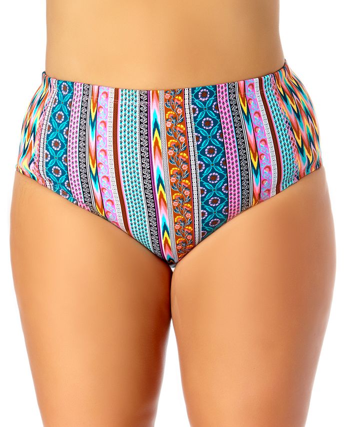 California Waves California Waves Trendy Plus Size High Waist Bikini