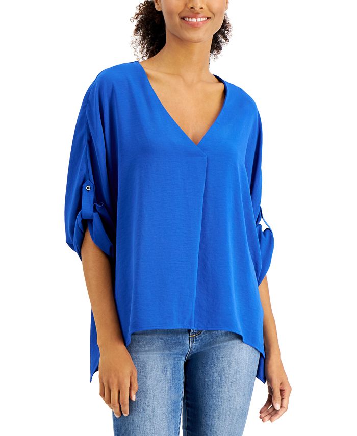 Willow Drive Split High-Low Top - Macy's