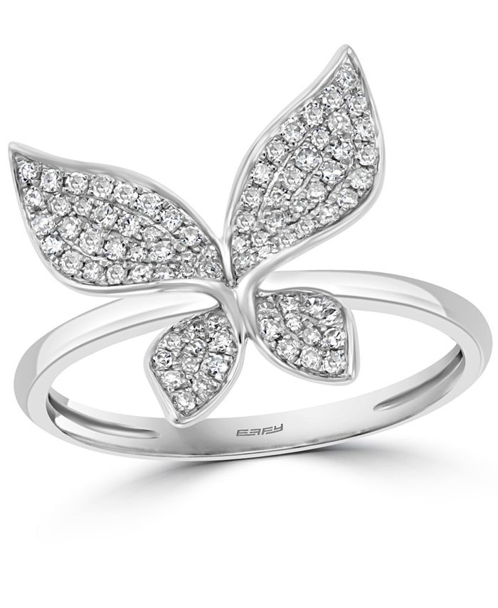EFFY Collection EFFY® Diamond Butterfly Statement Ring (1/3 ct. t.w ...