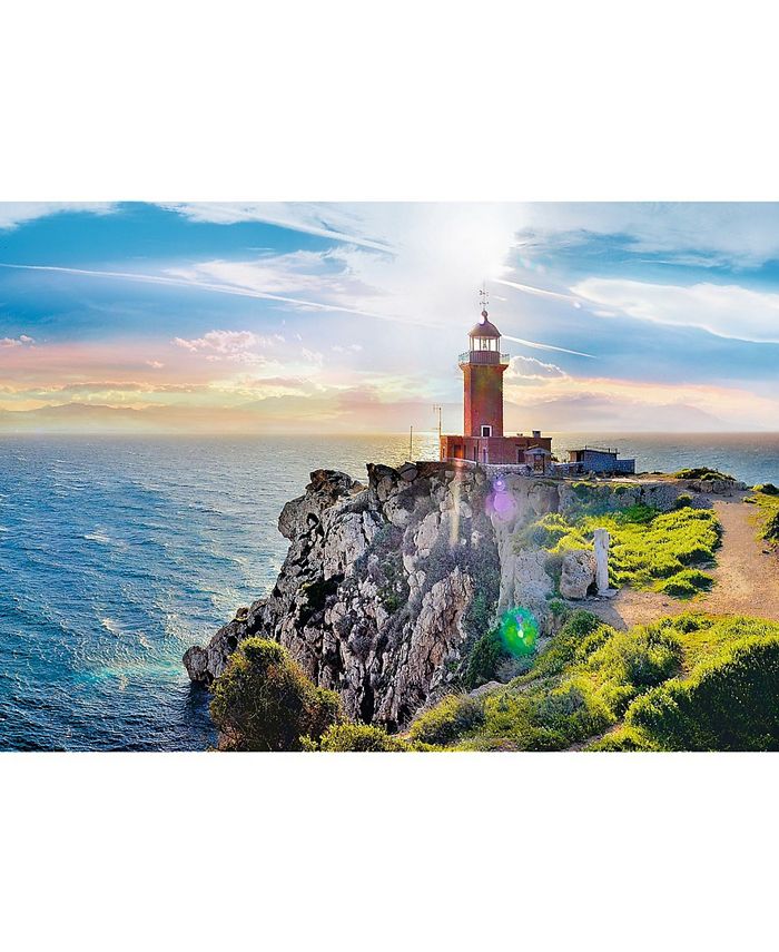 Trefl Jigsaw Puzzle The Melagavi Lighthouse Greece, 1000 Piece - Macy's