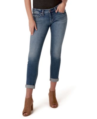 Silver Jeans Co. Slim-Leg Boyfriend Jeans - Macy's