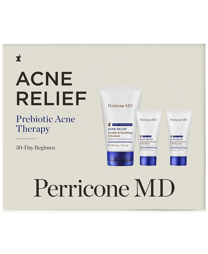 Perricone MD 3-Pc. Acne Relief Prebiotic Acne Therapy 30-Day Set - Macy's