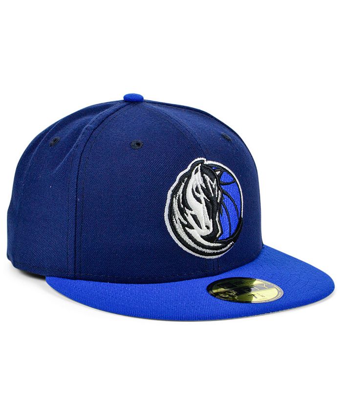 New Era Dallas Mavericks Basic 2-Tone 59FIFTY Cap - Macy's