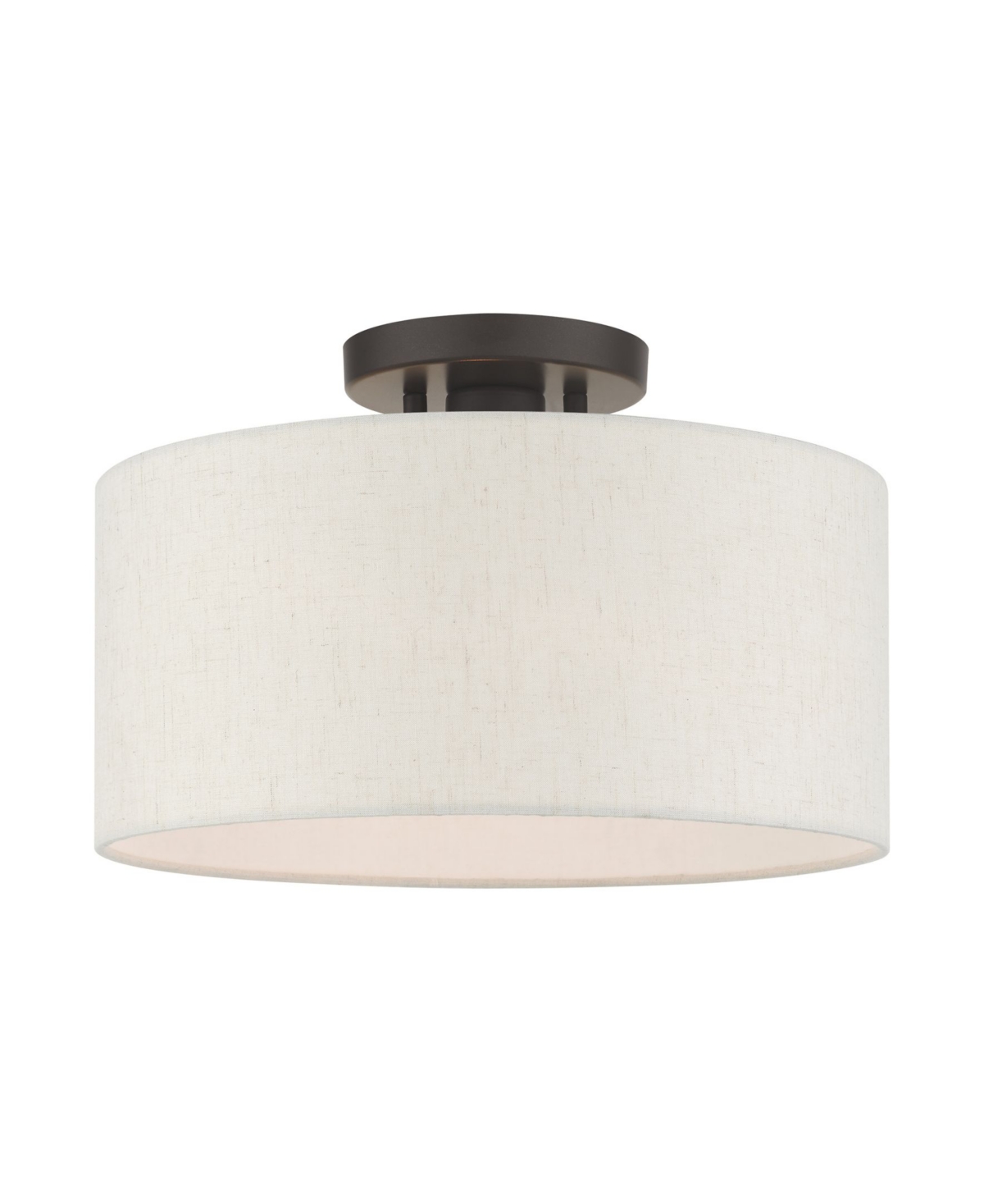 Click here for Meadow 1 Light Semi Flush - Bronze prices