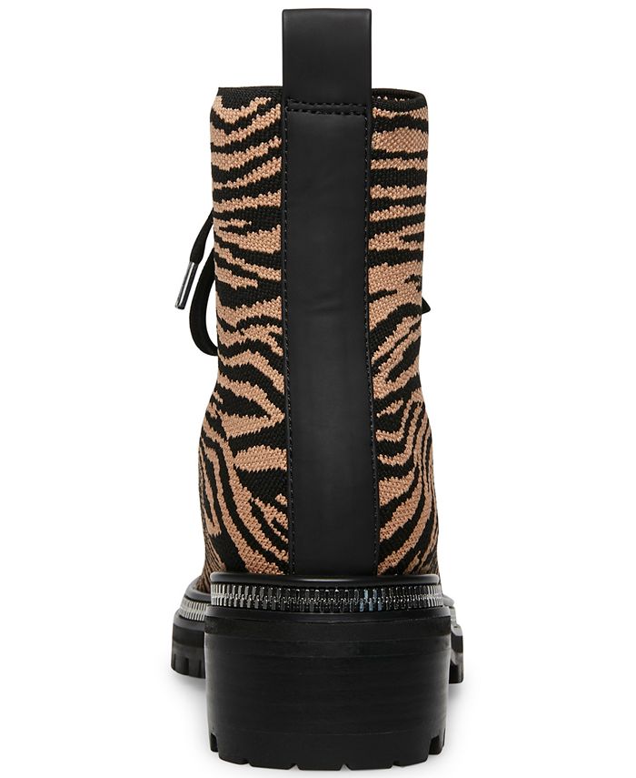 STEVEN NEW YORK Firenze Knit Combat Booties & Reviews - Boots - Shoes ...