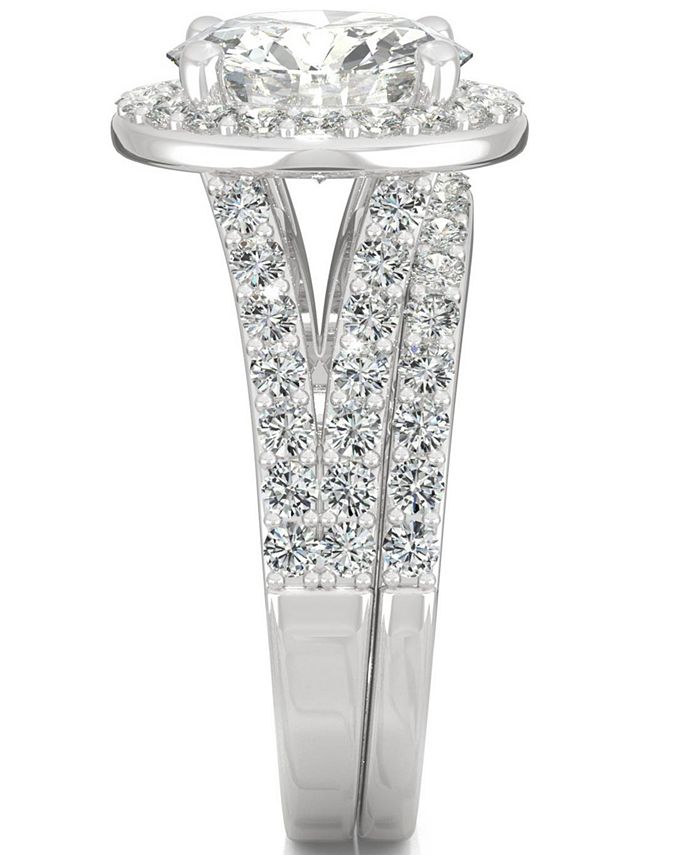 Charles & Colvard Moissanite Bridal Set (3-5/8 ct. t.w. Diamond ...