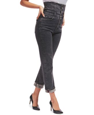 GUESS The It Girl Pin Up Jeans - Macy's
