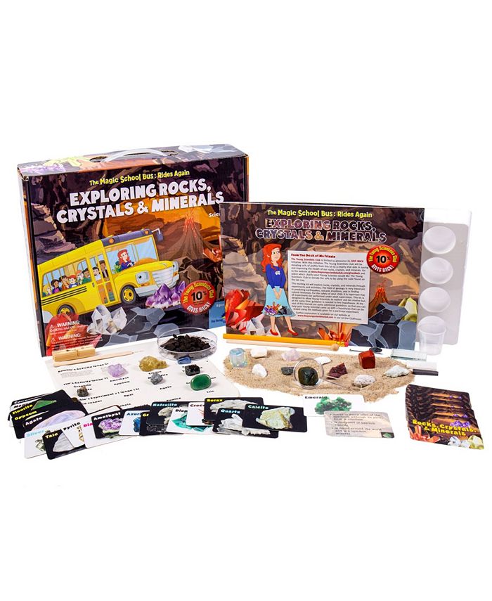 The Magic School Bus Exploring Rocks, Minerals, Crystals - Macy's