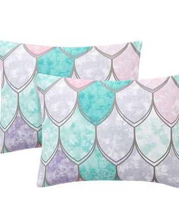 Jessica Sanders Dasha Mermaid 4 Piece Comforter Set, Full - Macy's