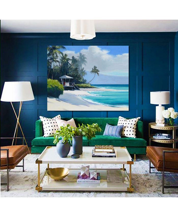 Colossal Images Sunset Beach, Canvas Wall Art - Macy's