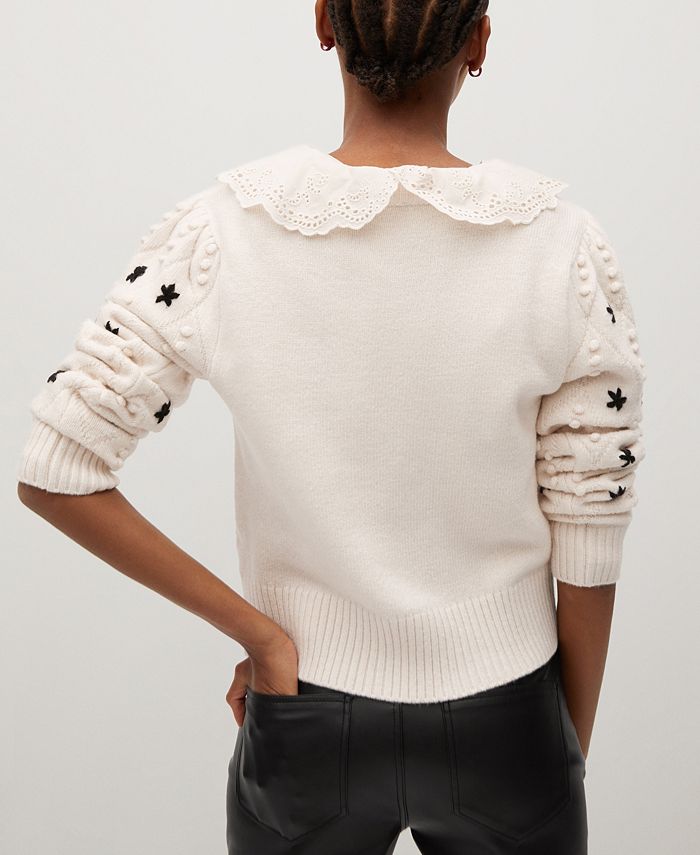 MANGO Women's Stars Knitted Sweater - Macy's