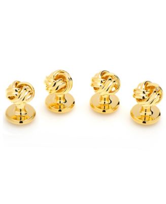 Men's Knot 4 Piece Stud Set - Macy's