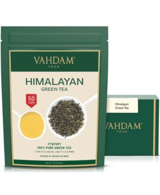 Vahdam Teas Green Tea Leaves From Himalayas, 100% Natural Detox Tea 50 ...
