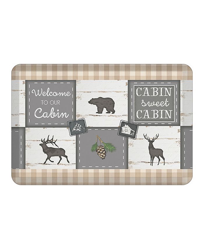 Laural Home Cabin Living Kitchen Mat - Macy's