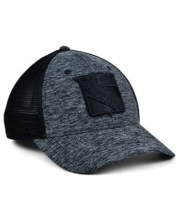 Authentic NHL Headwear New York Rangers 2020 TNT Black Ice Mesh Flex ...