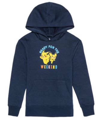 Disney Big Girls Pikachu and Pichu Hoodie - Macy's