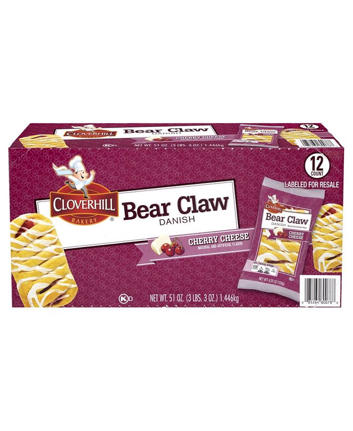 Cloverhill Cherry Cheese Bear Claw, 4.25 oz, 12 Count - Macy's