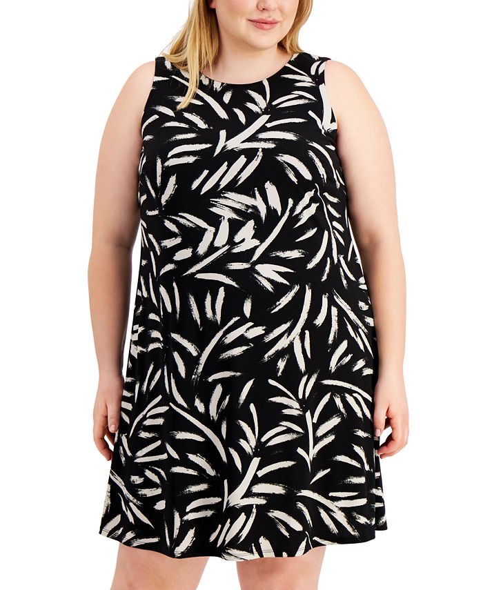 Kasper Plus Size Printed Dress - Macy's
