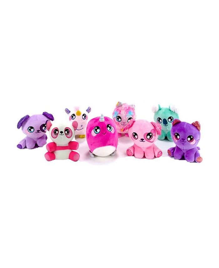 First and Main Squeezamals 3Deez, 3 Pack Slow-rise Foam Stuffed Animals ...