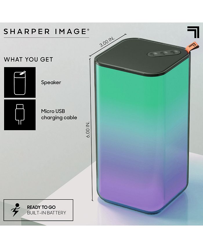 Sharper Image Bluetooth Color Changing Speaker - Macy's
