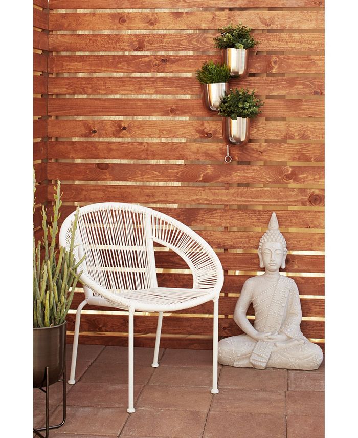 Novogratz Collection Contemporary Metallic Hanging Wall Planter Rack ...