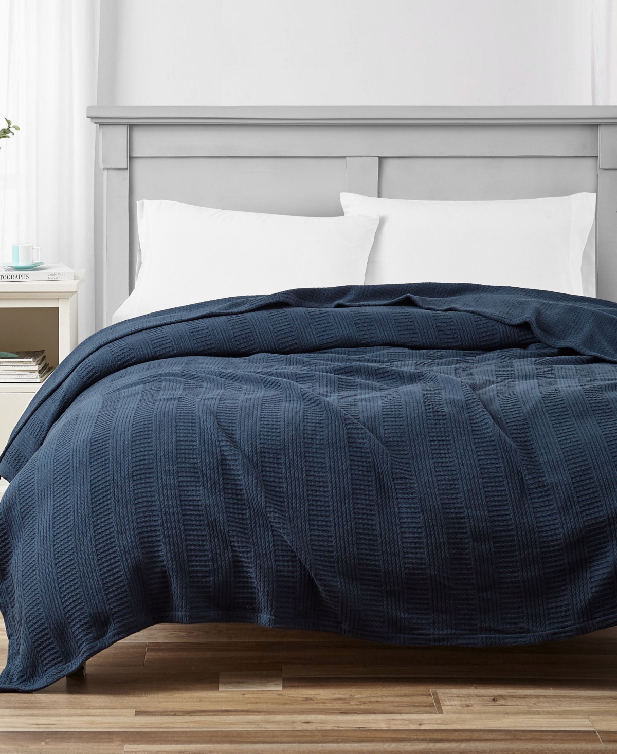 Click here for Nautica Rope Stripe Woven Cotton Blanket  Full/Que... prices