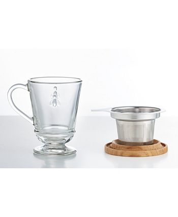 La Rochère Napoleon Bee 14 Ounce Tea Cup, Infuser and Lid - Macy's
