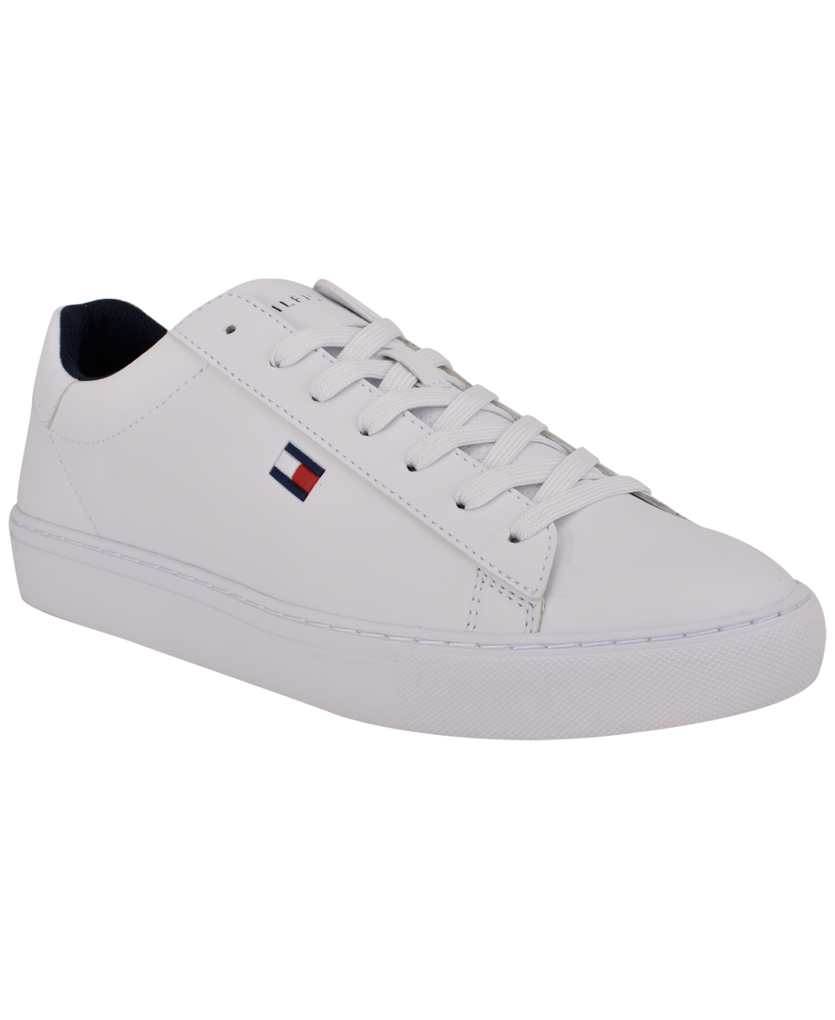 Click here for Tommy Hilfiger Mens Brecon Cup Sole Sneakers - Whi... prices